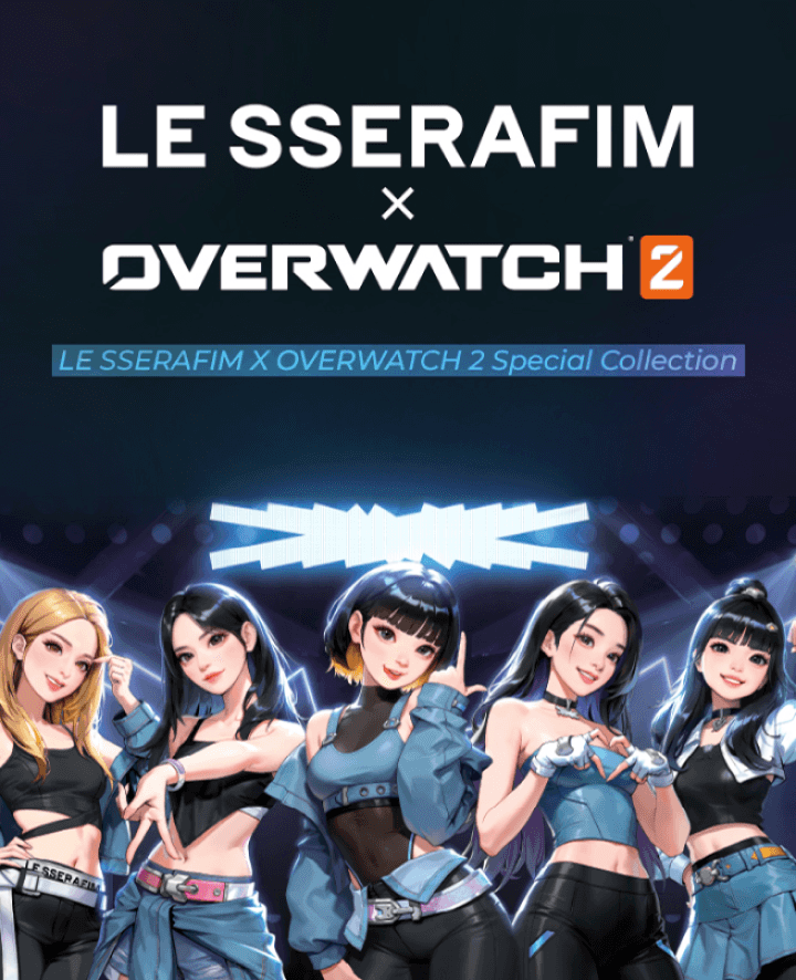 [PRE-ORDER] LE SSERAFIM x OVERWATCH 2 COLLECTION – Shop Idol